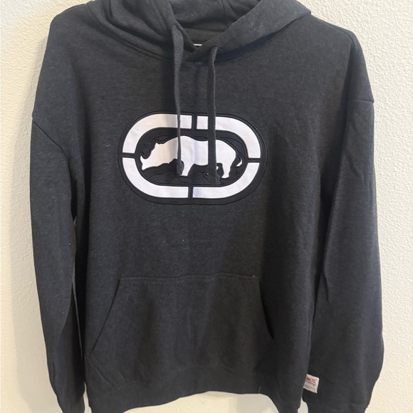 Ecko Unlimited | Shirts | Ecko Unlimited Charcoal Hoodie With Iconic ...